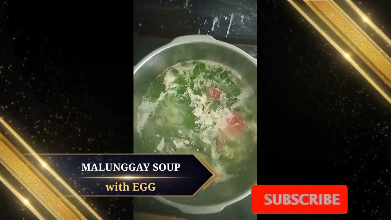 Malunggay Soup with egg || Tipid Ulam || easy recipes - YouTube