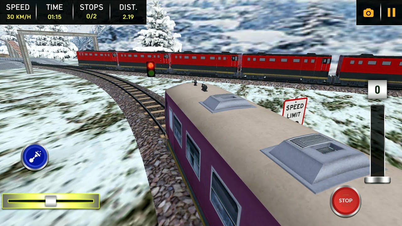 Avanta Express Heavy Rain Train Driving - Train Game - Android Gameplay ...