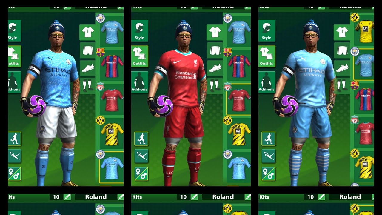 FootBall Strike// Playing with every kit in the game!! - YouTube