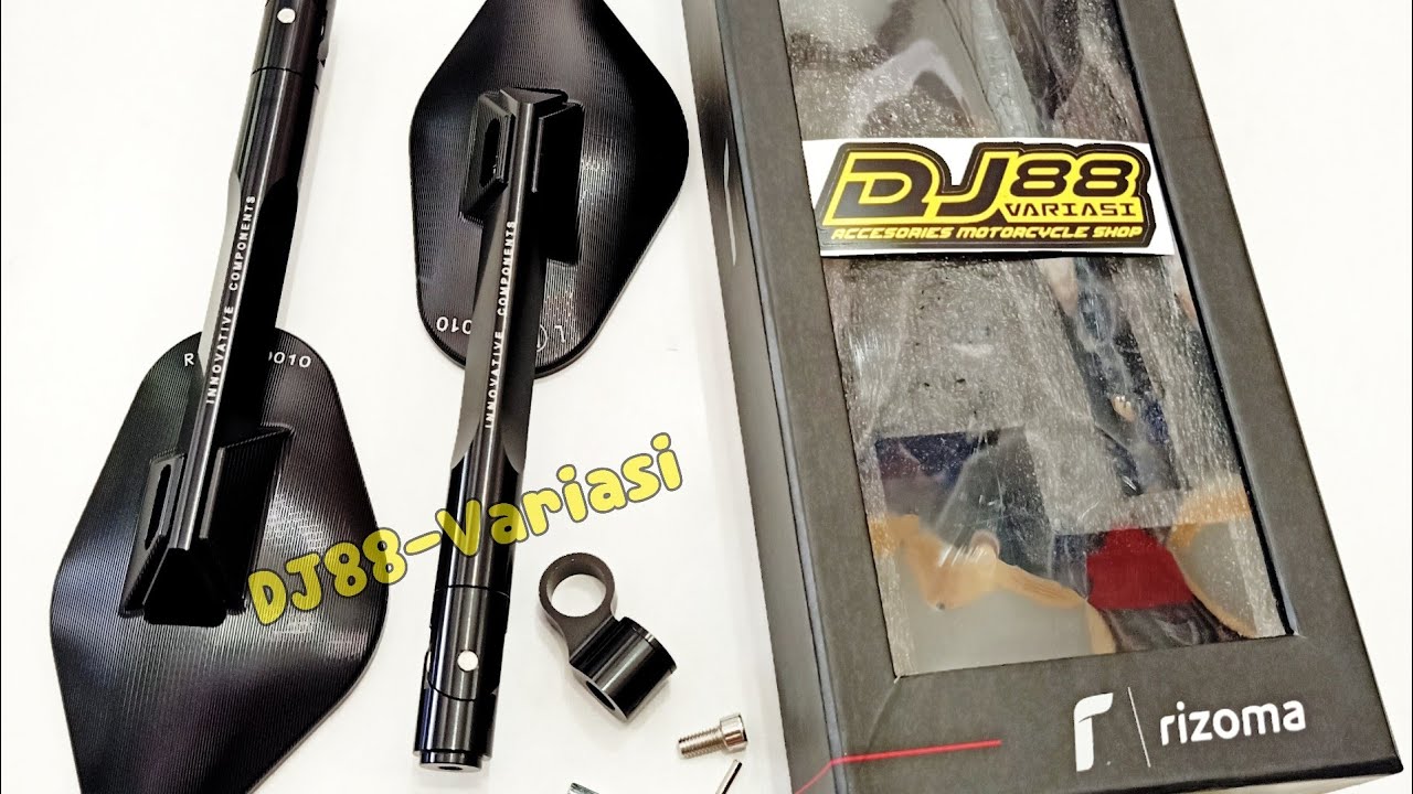 Bongkar Spion Rizoma Elisse universal Full almunium black series Cakep ...