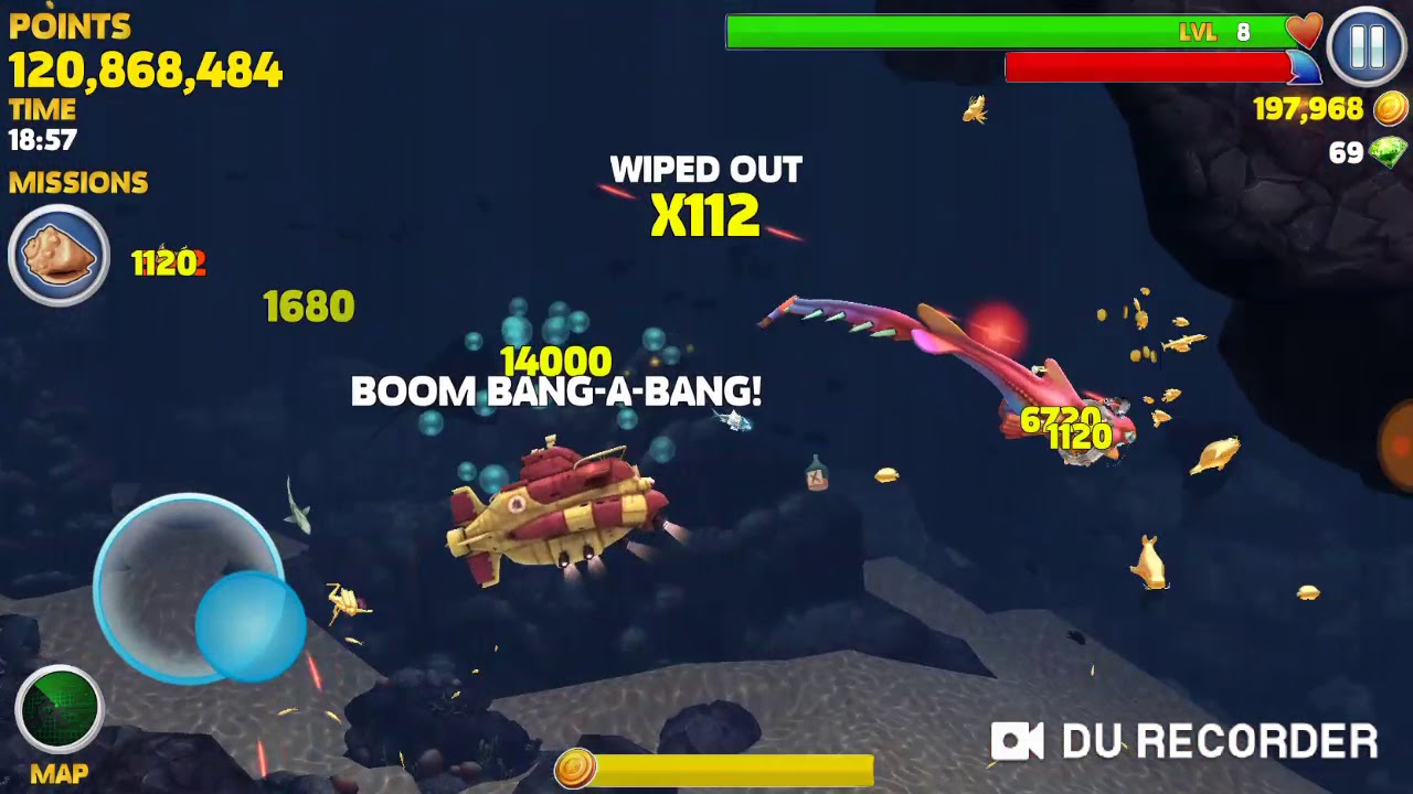 hungry shark evolution alan destroyer of worlds(5) - YouTube