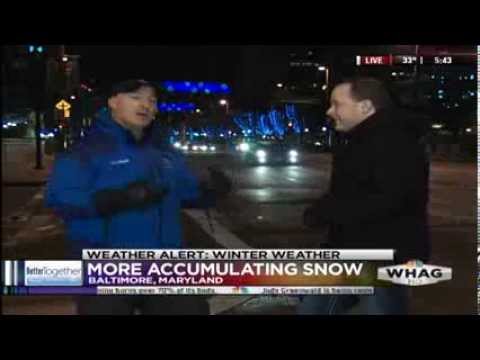 WHAG Morning News - Morning Snow with Jim Cantore & The Weather Channel ...