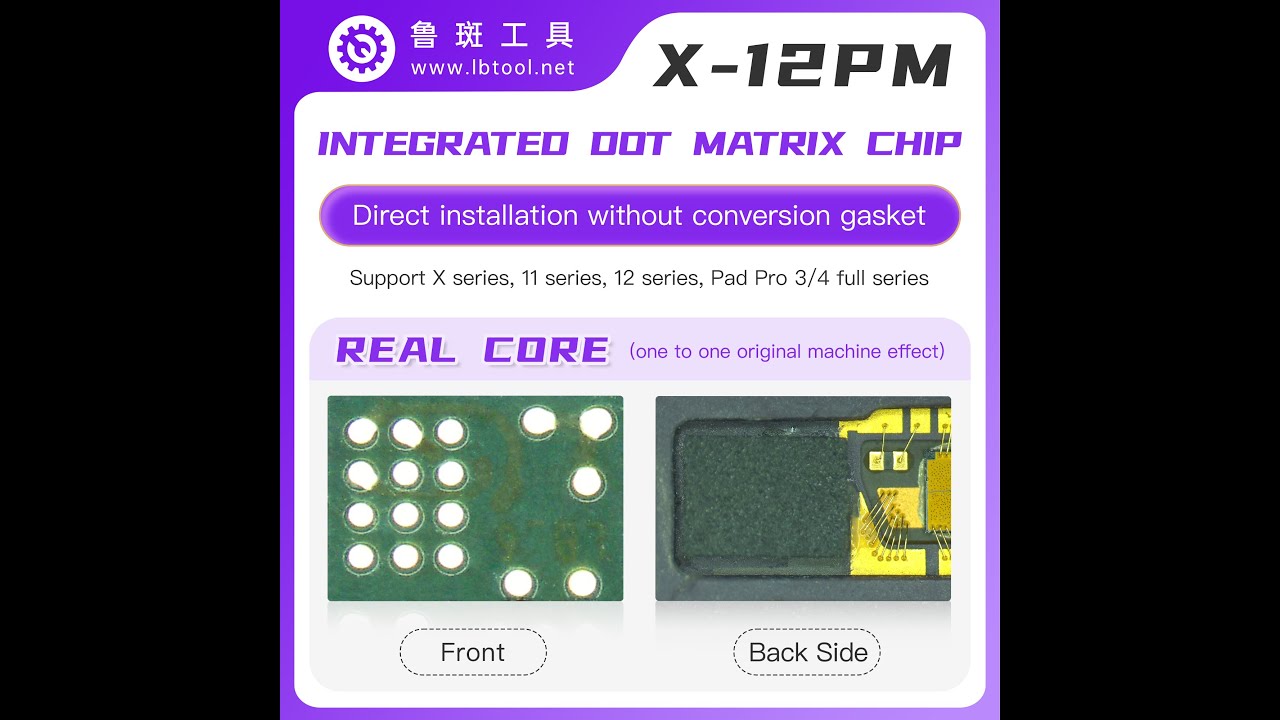 Luban LB New Face IC Integrated IC Support X-12PM 13-14PM - YouTube