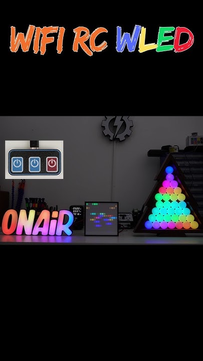 Radio Control WLED Wi-Fi con ESP32 C3 ultra slim #wled #led #ledlamp # ...