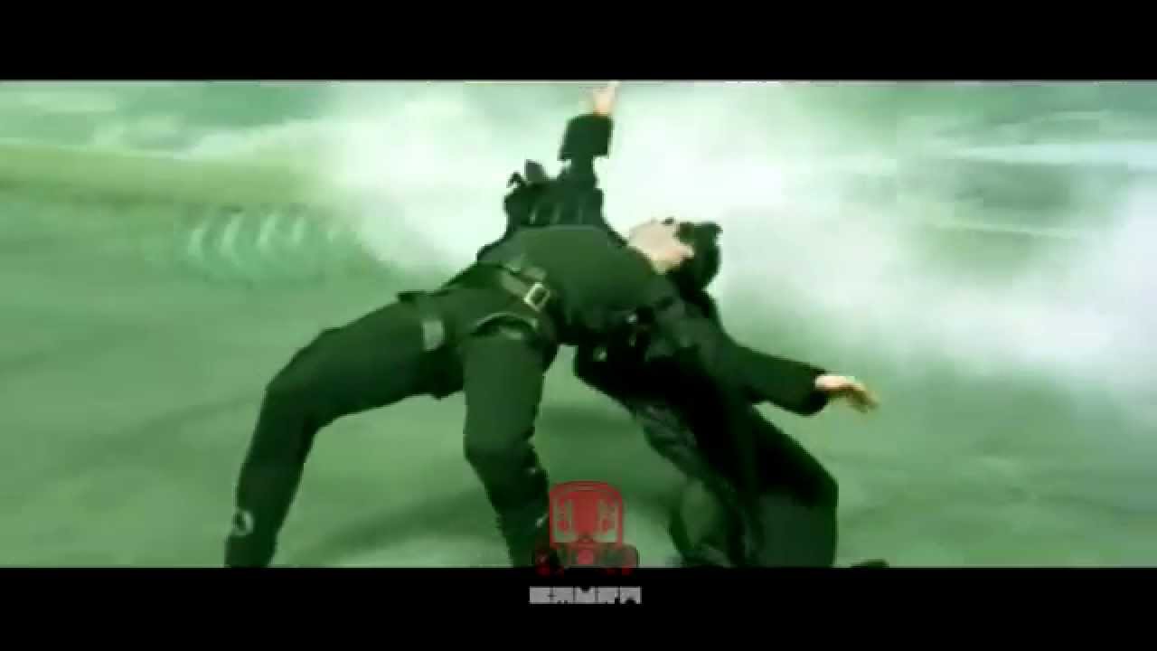 The Matrix bullet scene (O-MURA sound design edit) - YouTube