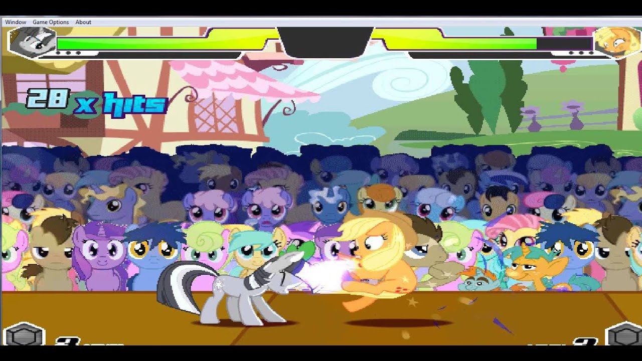MLP Fighting is magic Twilight's combo - YouTube