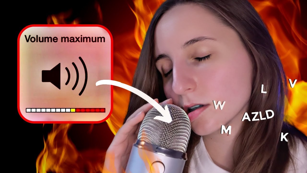 ASMR FR | Bruits de bouche avec l’intensité de mon micro au MAXIMUM 😍 ...