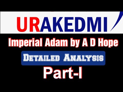 Imperial Adam by A D Hope Analysis: Part I |Australian Poetry| |A D ...