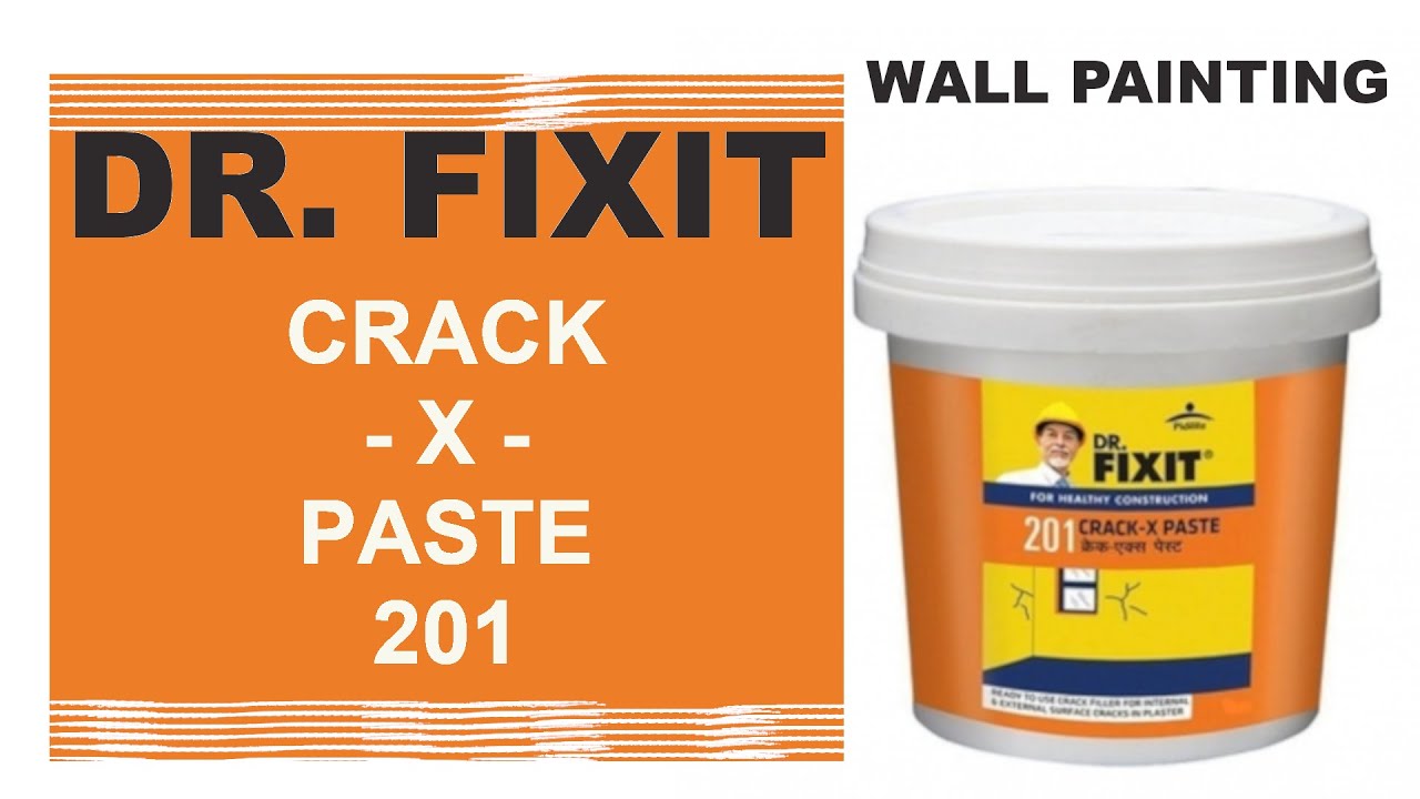 Dr. Fixit Crack Paste 201 - YouTube
