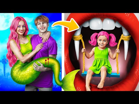 Poor Pregnant Mermaid In a Rich Vampire Family! How To Become a Vampire