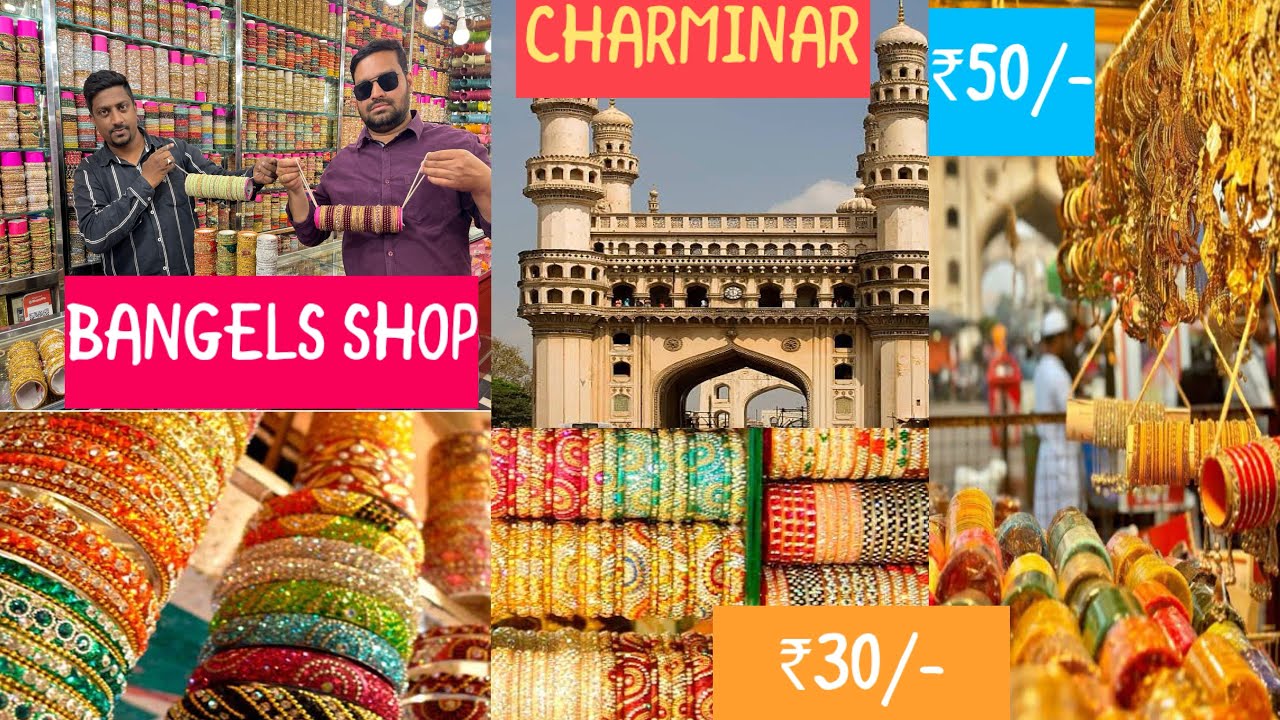 Charminar, Lad Bazaar, famous Bengal shop, Hyderabad, Charminar, Lad ...