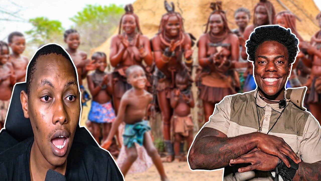 WATCHALONG! IShowSpeed Irl Tribe stream in Namibia 🇳🇦 (Himba Tribe ...