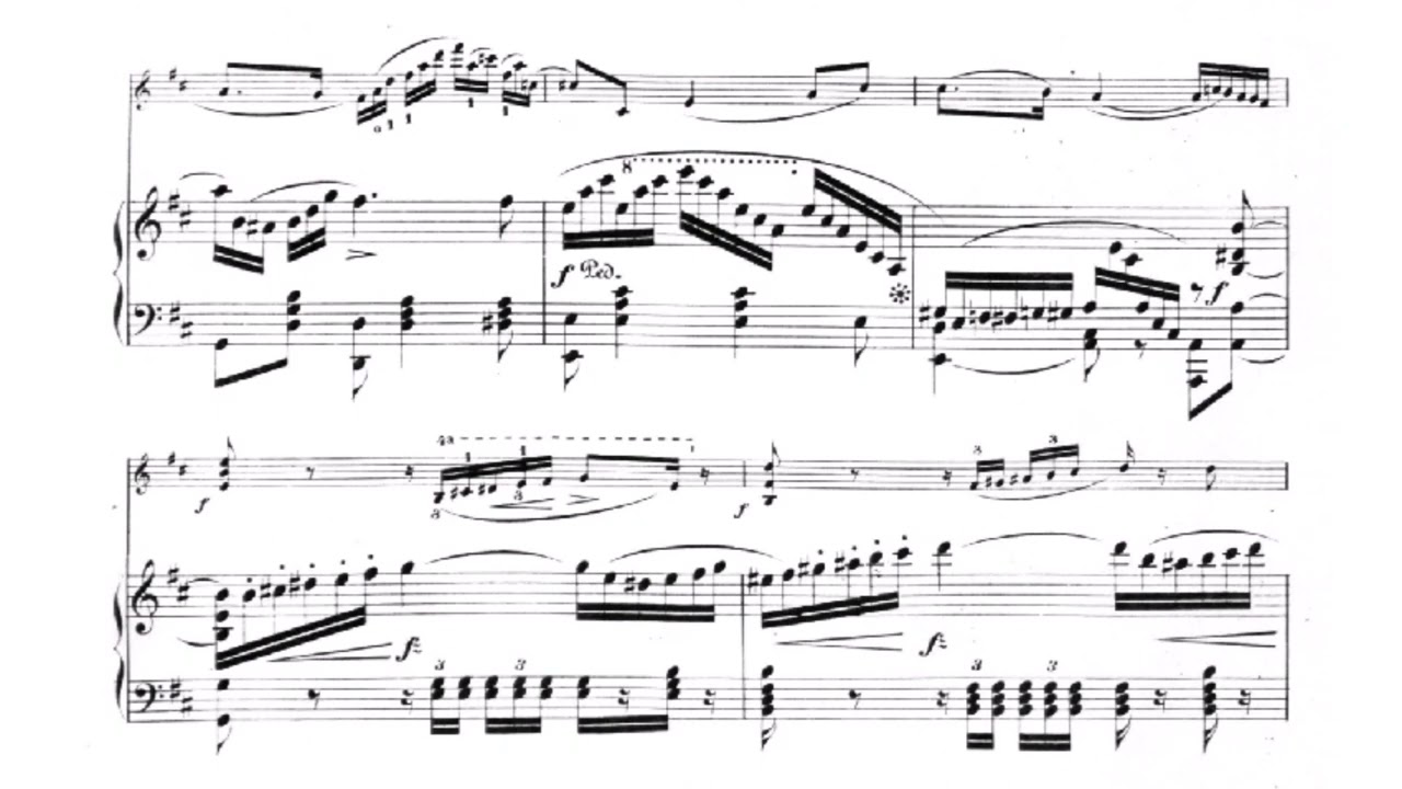 Ferdinand David - Salon Duet for violin and piano Op. 25 (VIDEO REQUEST ...