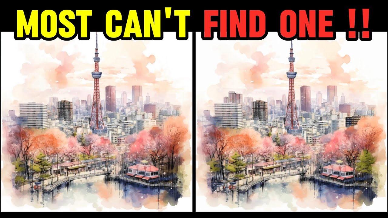 【Spot the Difference】 Find the difference in 90 seconds! 🌟#20 - YouTube