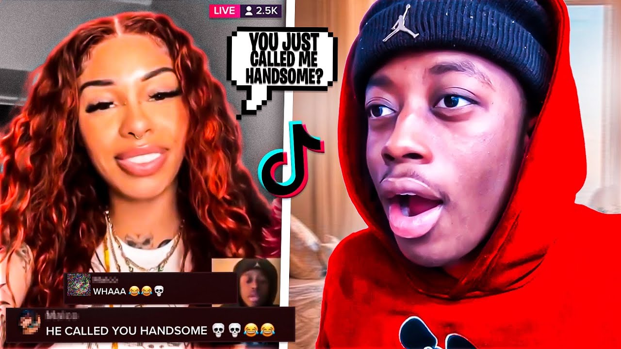 TROLLING TIKTOK GIRLS BY CALLING THEM “HANDSOME” ** FUNNY ASF ** - YouTube