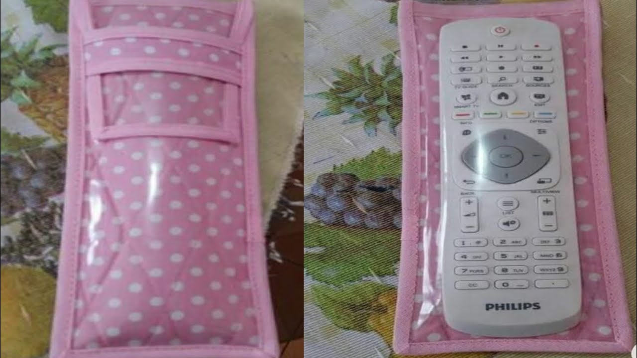 D.I.Y TV Remote Cover case|TV Remote cover Making |Best Use Of waste ...