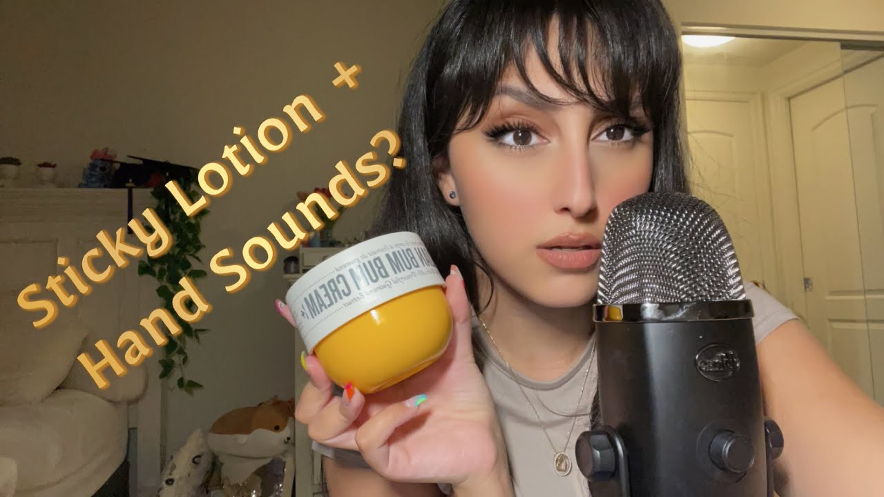 ASMR- Lotion Hand Sounds (Sticky?) - Requested Video! - YouTube