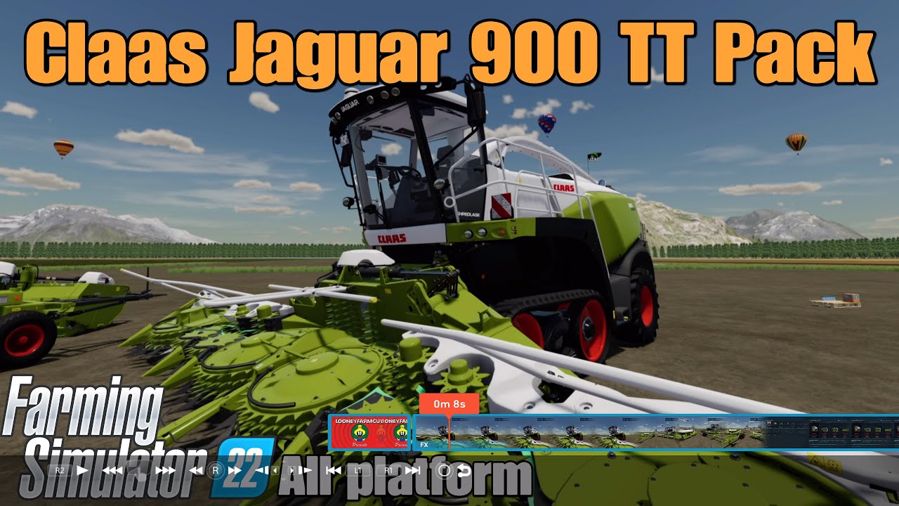 Claas Jaguar 900 TT Pack / GS22 mod for all platforms - YouTube