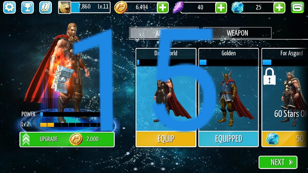 Thor the dark world episode 15 / android game / offline / HD - YouTube