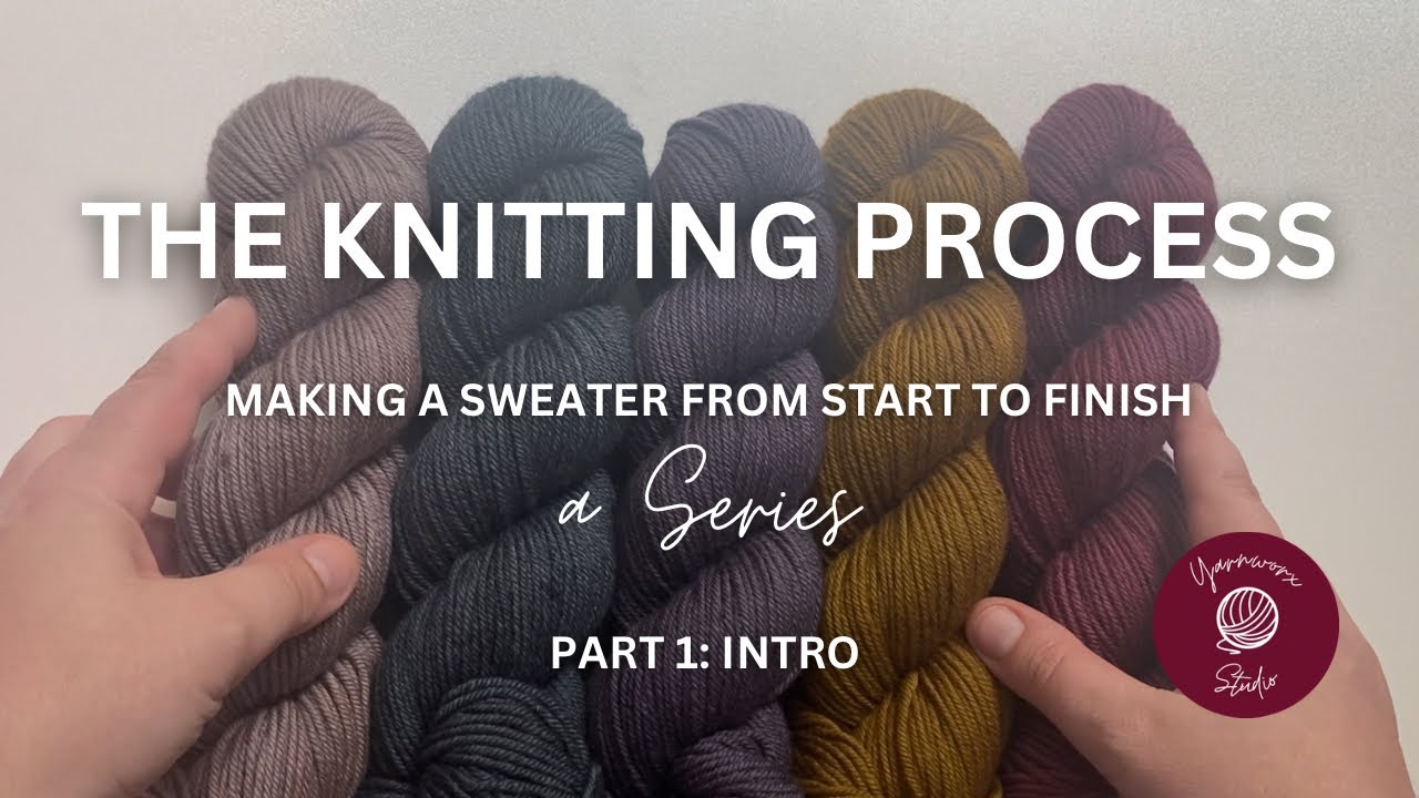 The Knitting Process: Part 1 - Make a knit sweater with me from start ...