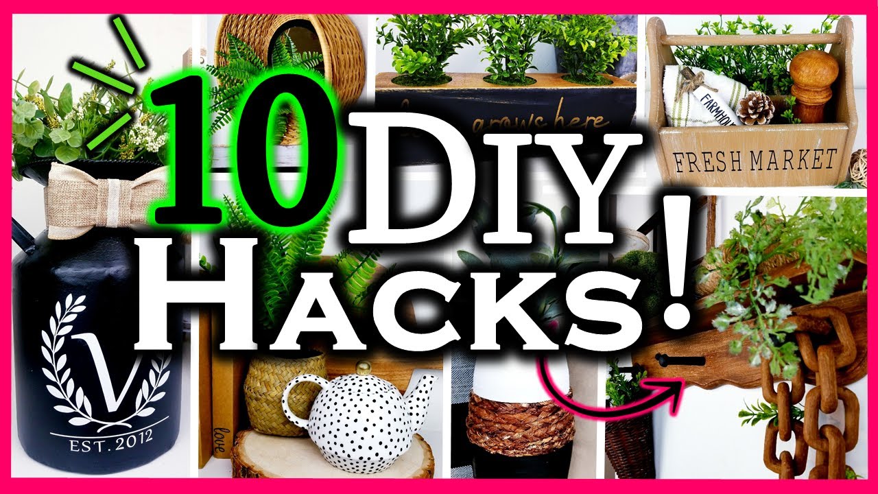 BEST 10 THRIFT FLIP Home Decor On A BUDGET | Trash to Treasure DIY ...