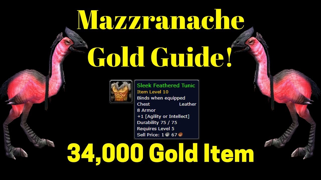 2 Min Rare Spawn Gold Guide - Mazzranache Warcraft Legion - YouTube