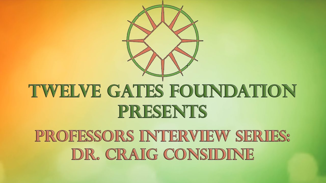 Professors Interview Series: Dr. Craig Considine - YouTube