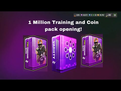 99 Overall pull! 1 million coin and training pack opening! | Madden 23 ...