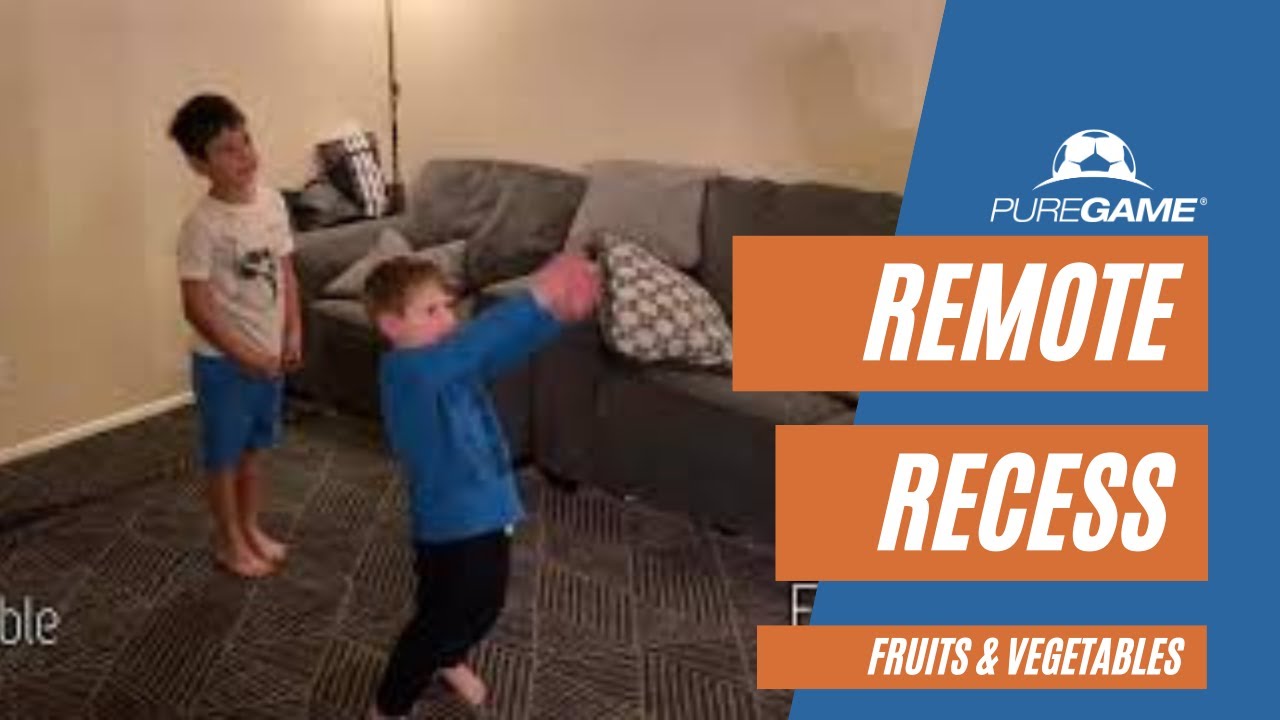 Remote Recess: Fruits and Vegetables - YouTube