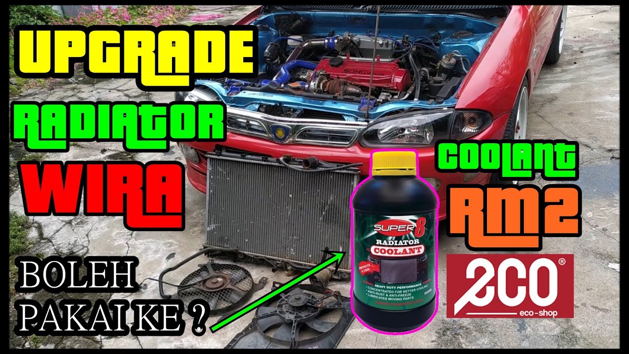 UPGRADE RADIATOR WIRA - MODI KIPAS MYVI MASUK WIRA - YouTube