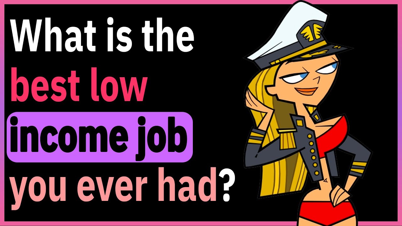 The BEST Low Income Jobs To Have! - YouTube