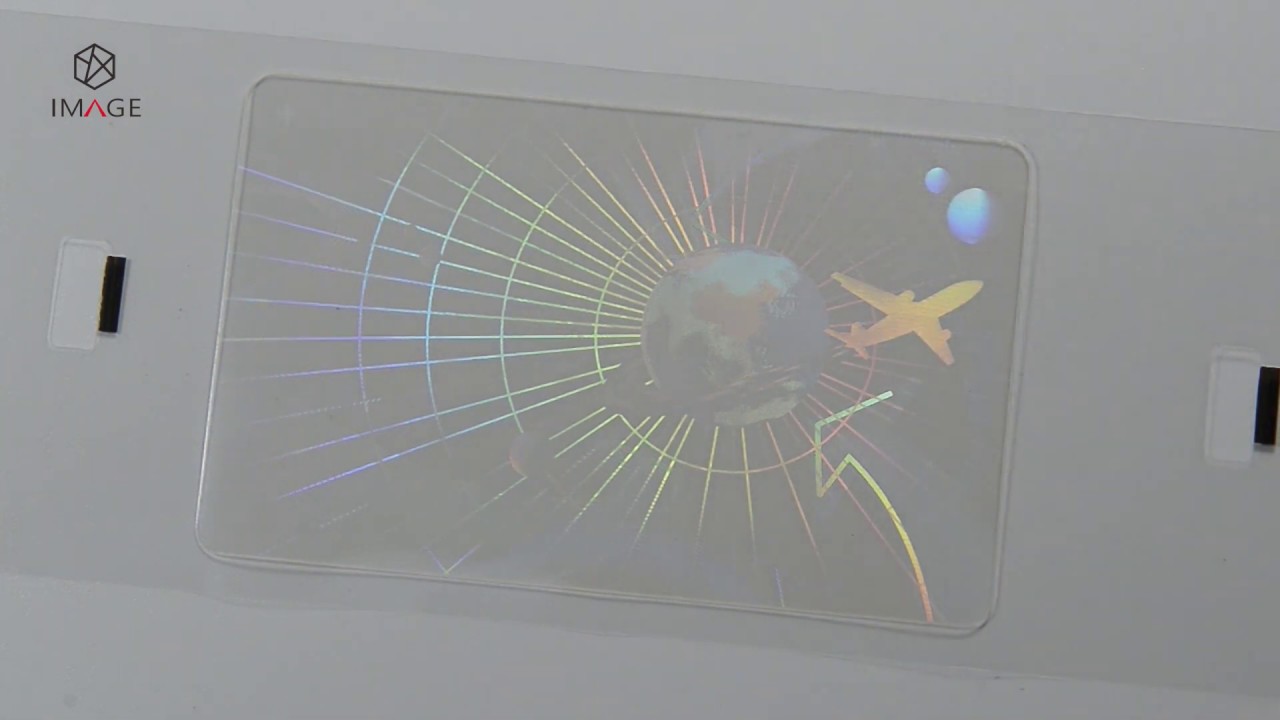 Optical Security Patch Laminate, ID Hologram Overlay - YouTube