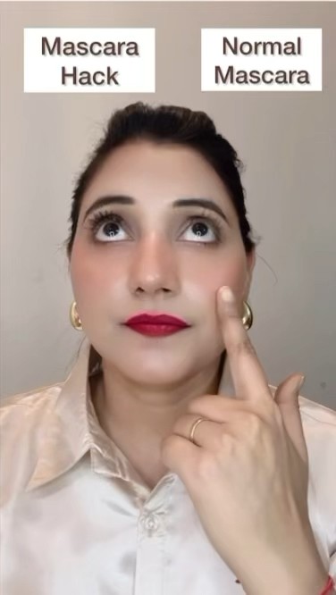 Mascara Hack VS Normal Mascara 😱💯 #youtubeshorts #hacks #makeuptutorial ...