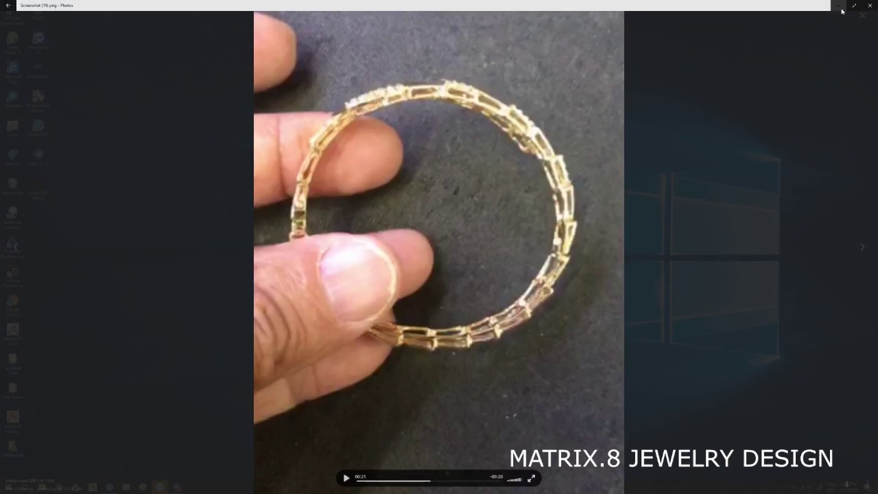 How to make 3D gemvision jewelry design matrix 8 PART.1 - YouTube