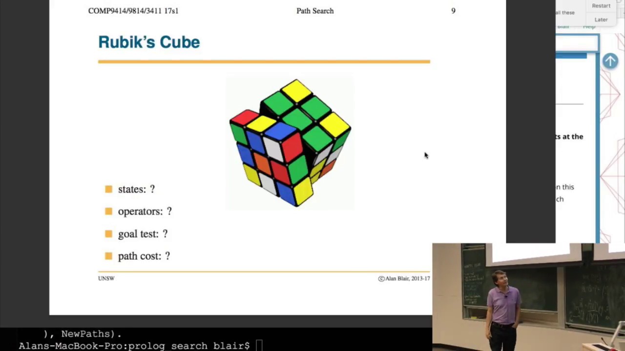Lec 7: Path Search - Artificial Intelligence, Alan Blair, UNSW - YouTube