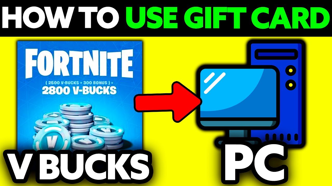 How To Use Fortnite V Bucks Gift Card on PC (2025) - Step by Step - YouTube