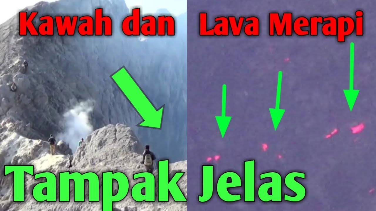 Seperti ini Lava di Kawah Merapi - Pesona Keindahan Puncak Gunung ...