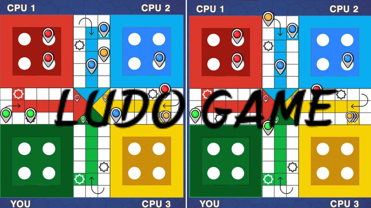 4 Player Ludo - how to play Ludo - Four Player Ludo - Best gameplay ...