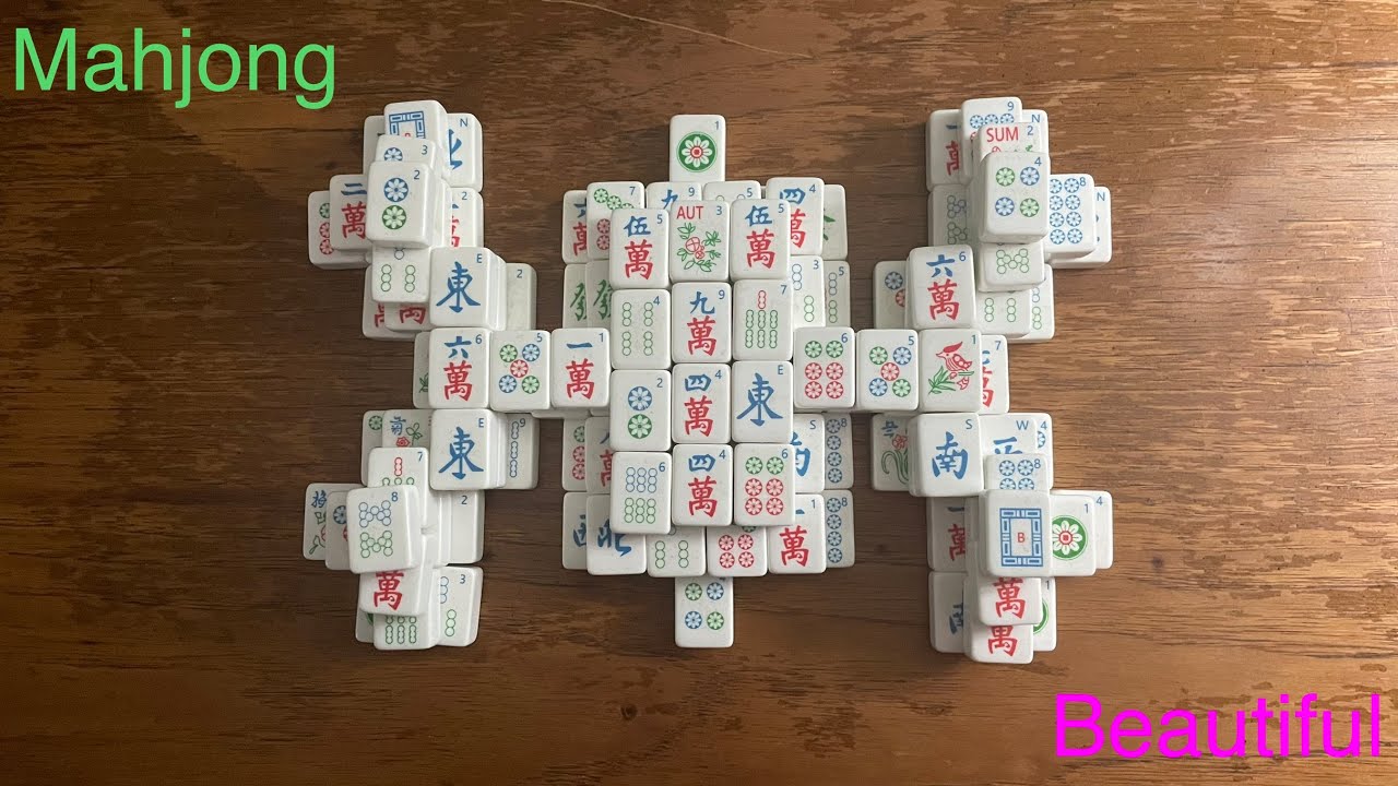 Mahjong Layout: Beautiful - YouTube