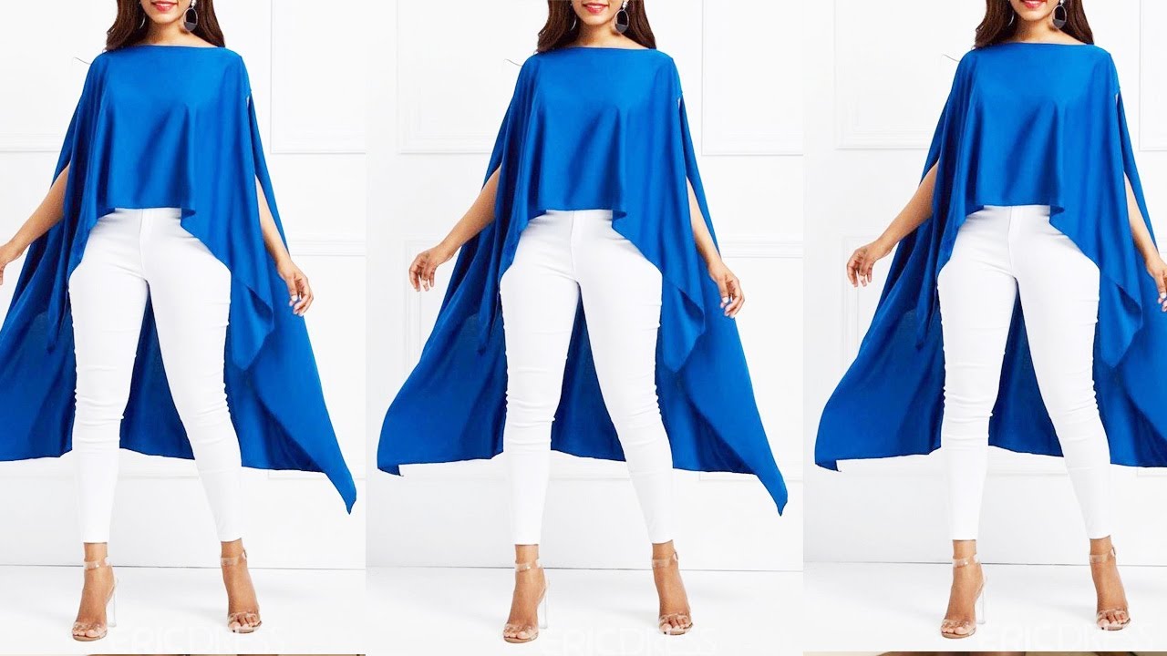 How To Make a Simple High-Low Top With No Side Seam | Easy Beginner ...