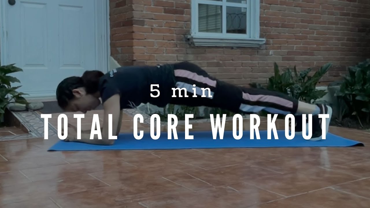 5 MIN TOTAL CORE WORKOUT /Slow and Controlled - YouTube