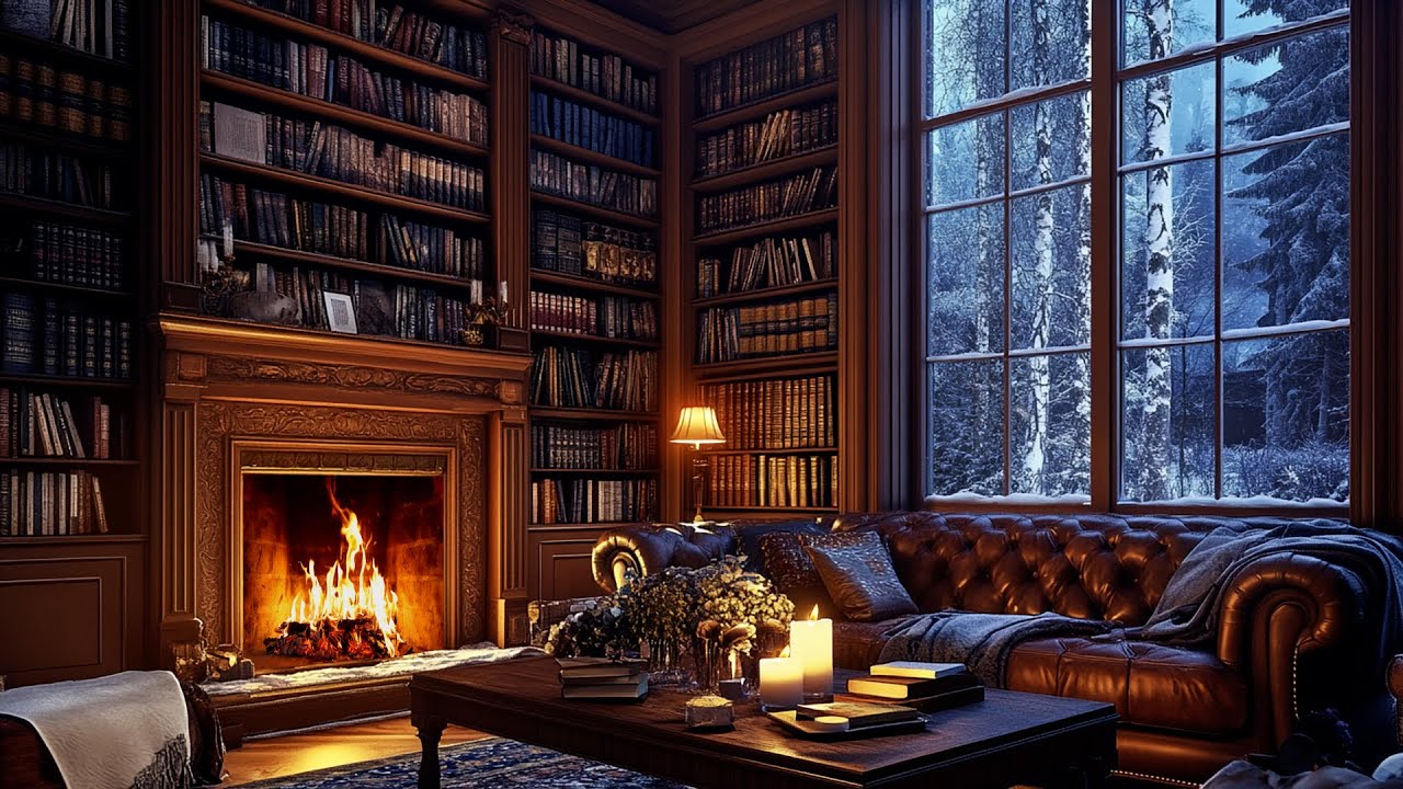 The Sound Of Comfort | Fireplace Ambience For Cozy Days | Reduce Stress ...