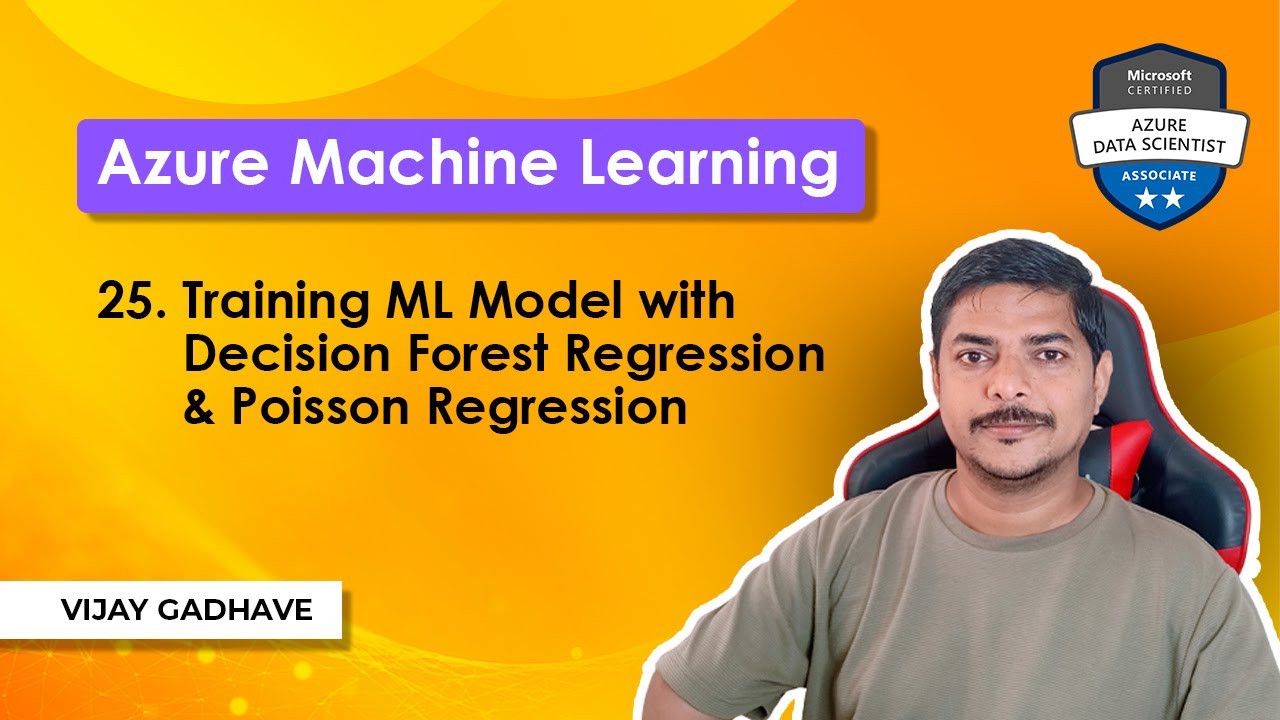 25. Training ML Model with Decision Forest & Poisson Regression | Azure ...