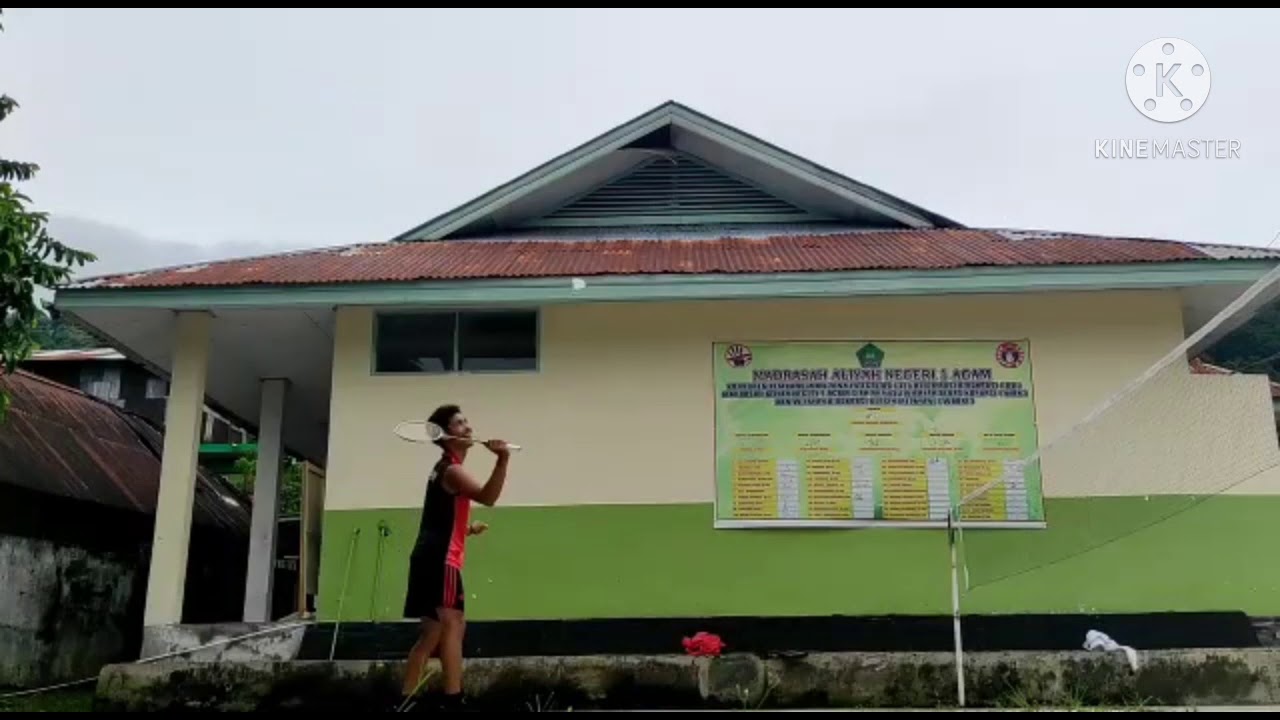 Bulutangkis teknik Pukulan Dropshot dan Netting - YouTube