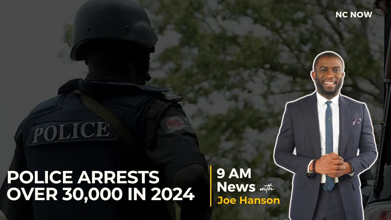 Police Arrest Over 30,000 in 2024 - 9 AM News, December 25 2024 - YouTube