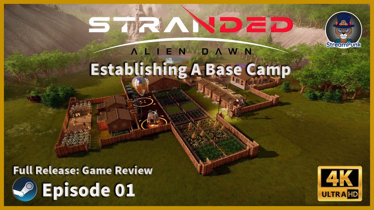 Stranded Alien Dawn: Establishing A Base Camp | EP01 - YouTube