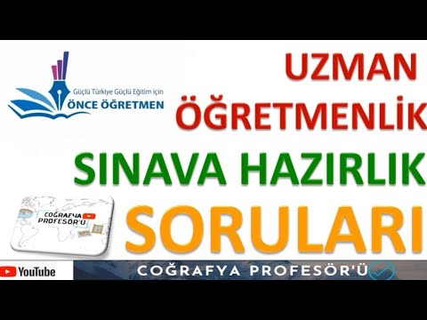 UZMAN ÖĞRETMENLİK SINAVI ÇALIŞMA SORU ÖRNEKLERİ