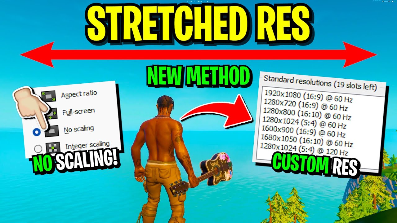How To Get Stretched Resolution Fortnite Season 8! (NEW METHOD For Less ...