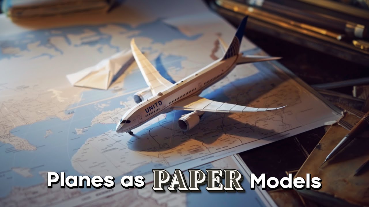 Planes as PAPER Models - YouTube