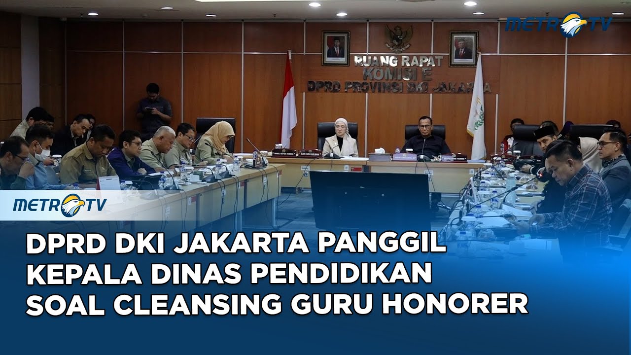 [FULL] - DPRD DKI JAKARTA PANGGIL KEPALA DINAS PENDIDIKAN SOAL ...